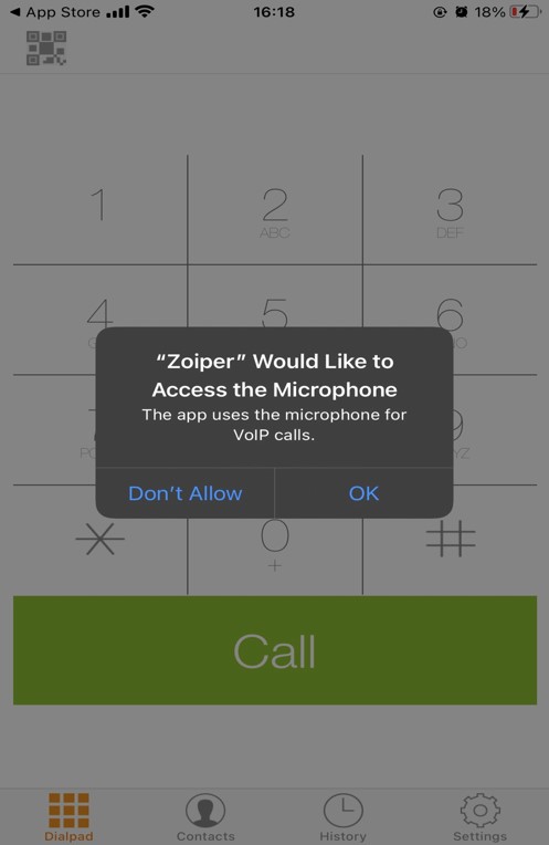Hướng dẫn cài đặt Zoiper trên IOS - UniVoice